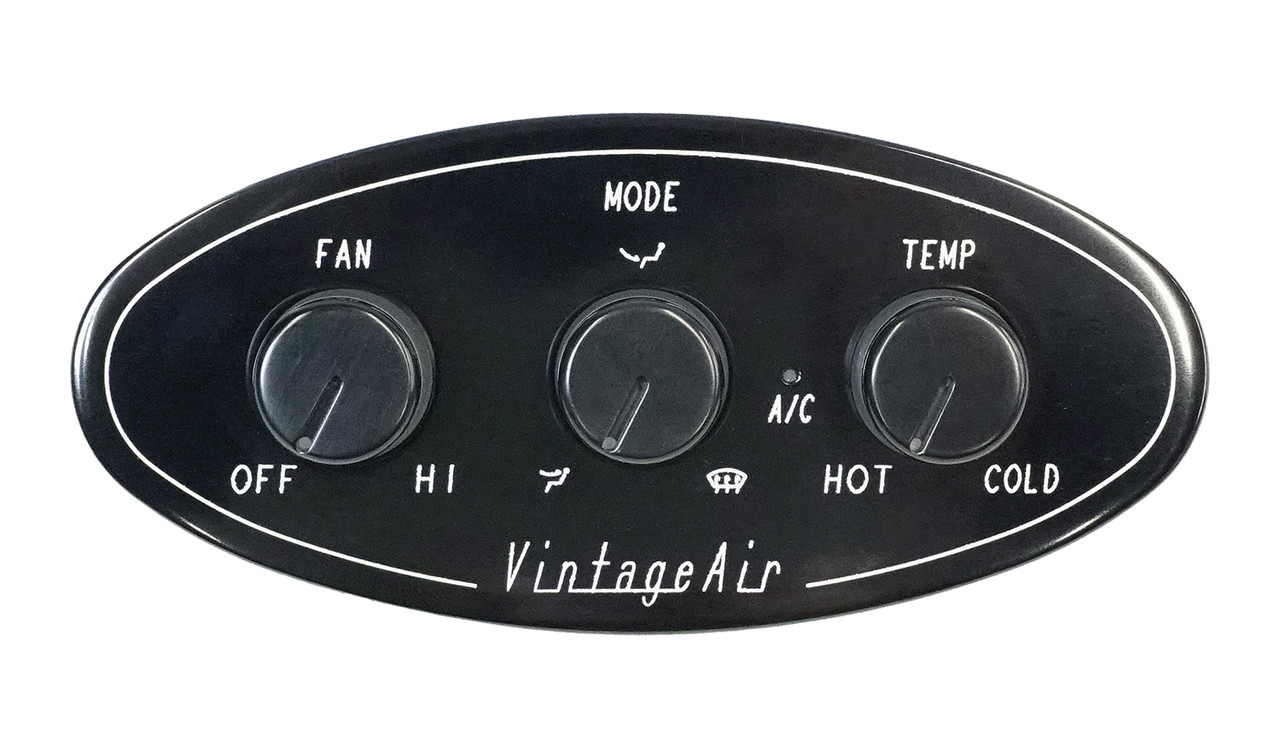 GEN IV®/GEN 5® Streamline Oval Control Panel with Black Anodized Finish ...