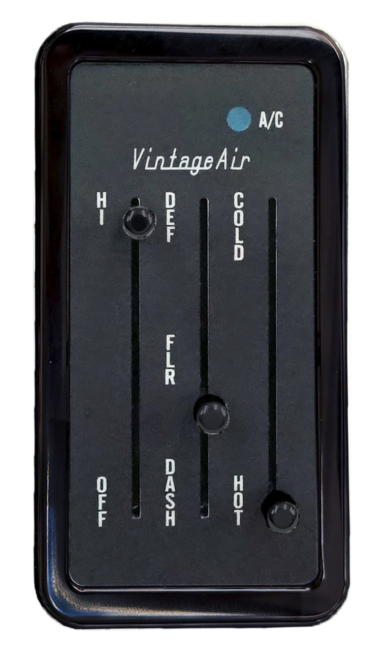 ProLine Gen IV/5 Vertical Control Panel - Black Anodized Finish