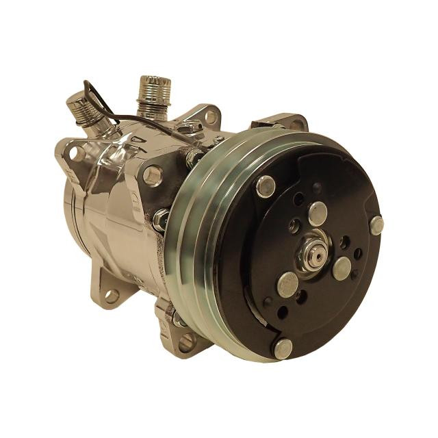 Sanden SD 508 Compressor Double V-groove pulley Polished Finish ...