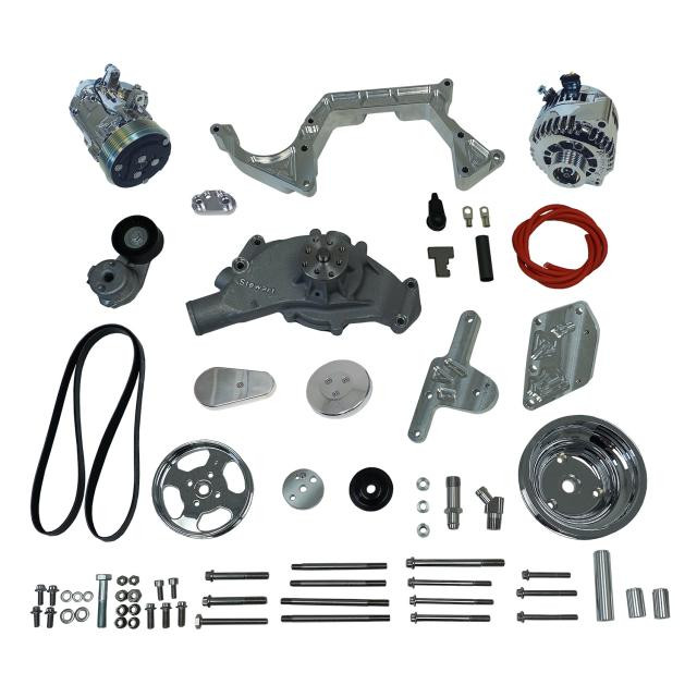 Front Runner® Drive System, Big Block Chevrolet, Bright/Chrome, without ...