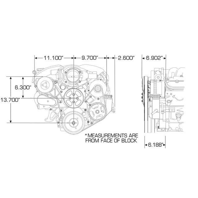 Front Runner™ Drive System, GM LS7, Black, with Power Steering ...