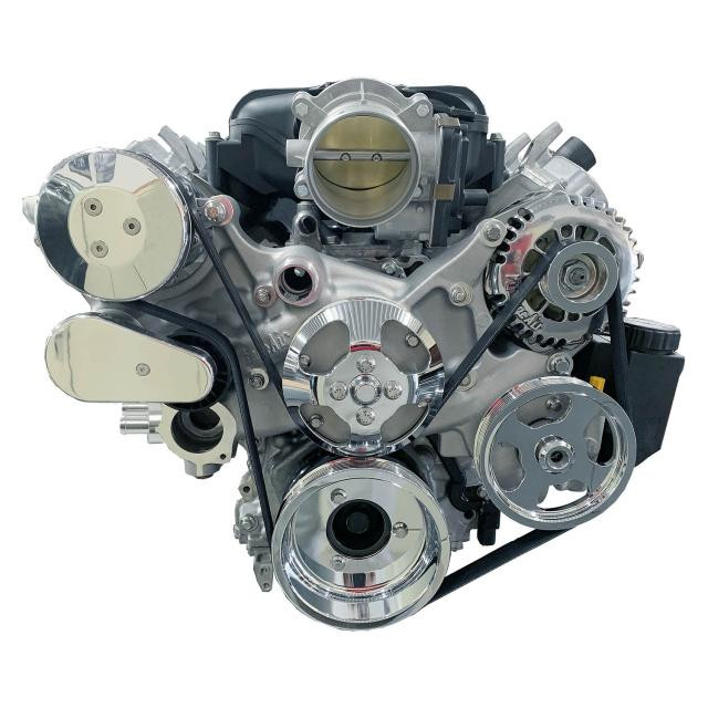 Front Runner™ Drive System, GM LS7, Dry-Sump, Polished/Chrome, with ...