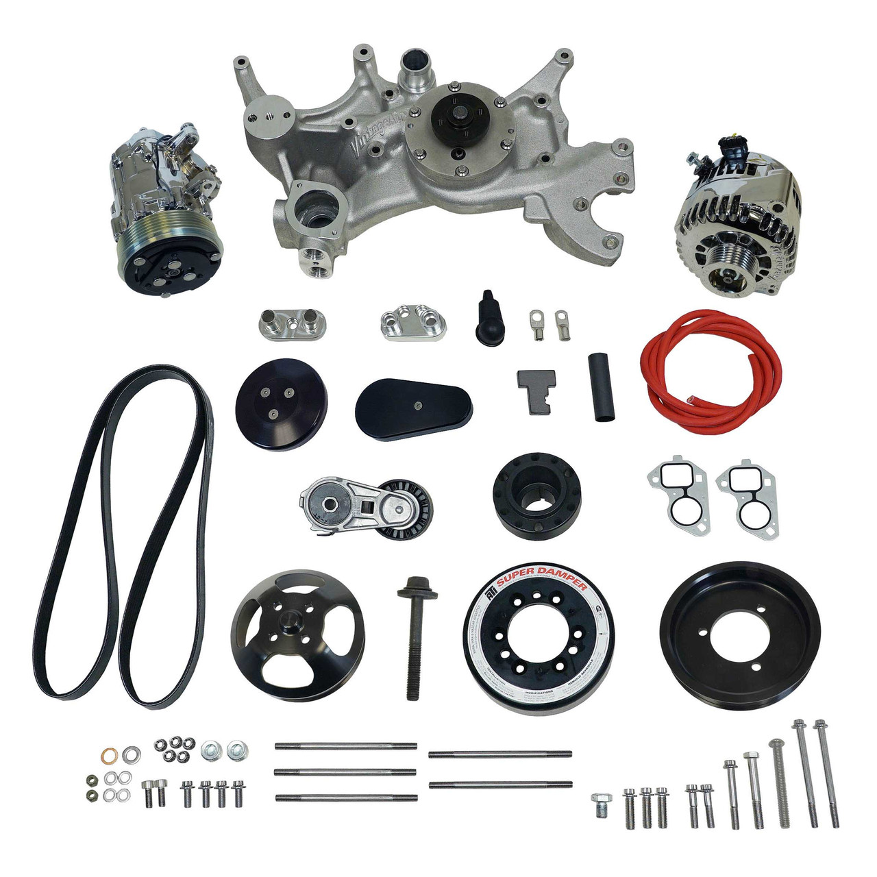 Front Runner™ Drive System, GM LS7, Dry-Sump, Black/Chrome, without ...