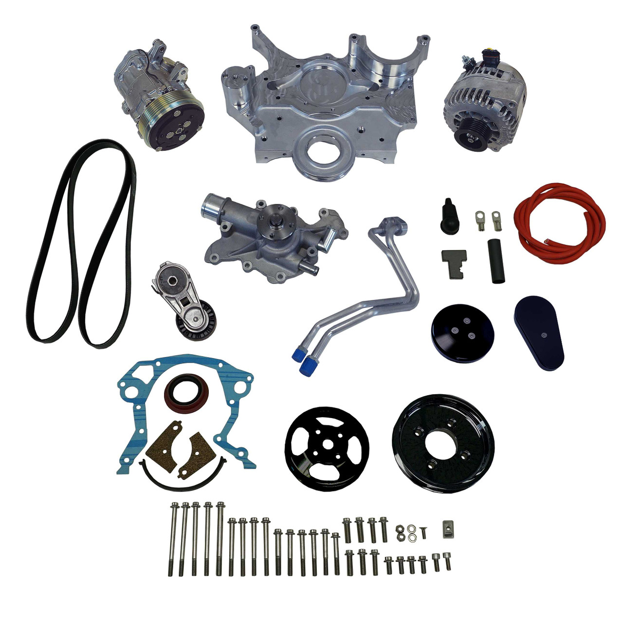 Front Runner® Drive System, Small Block Ford, Black, without Power ...