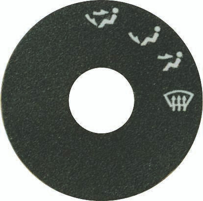 Air Flow Selector Decal for Rotary Controls - Vintage Air