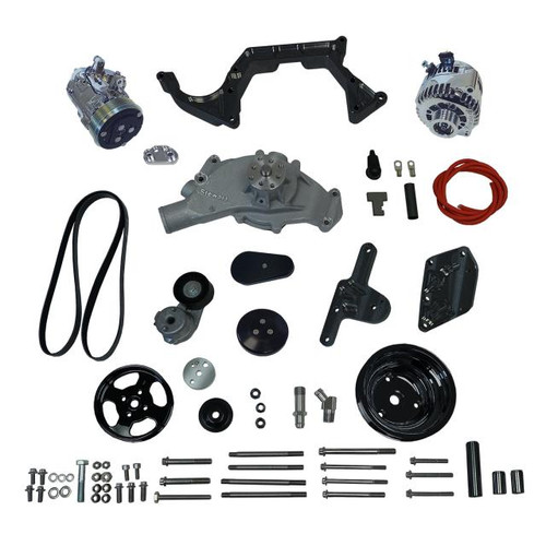 Front Runner® Drive System, Big Block Chevrolet, Black/Chrome, without ...