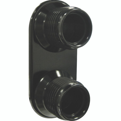 Streamline Black Anodized Aluminum 2-Way Bulkhead Plate for AC 6-8 Male ...