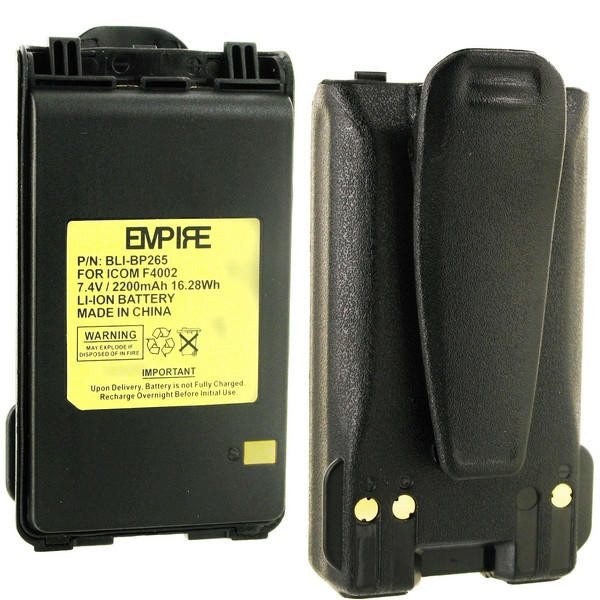 ICOM IC-F2000 REPLACEMENT 7.4V 2200MAH LI-ION BATTERY - batterykings.com