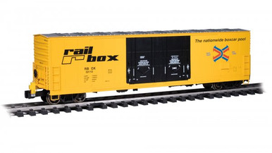 RAILBOX 53' EVANS BOX CAR w/end of train device - RLD HOBBIES, LLC