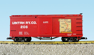 Unitah Map #208 - Red - RLD HOBBIES, LLC