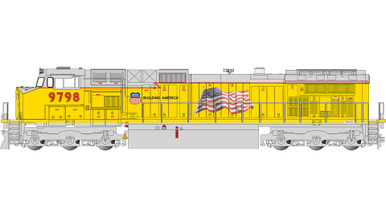 Union Pacific #9798 Dash-9 Call or Email to Pre Order - RLD HOBBIES, LLC