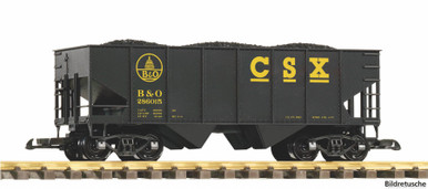 CSX-B&O Rib-Side Hopper Car w/Coal Load