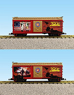AMERICA'S BACK ON TRACK PATRIOTIC SERIES BOXCAR