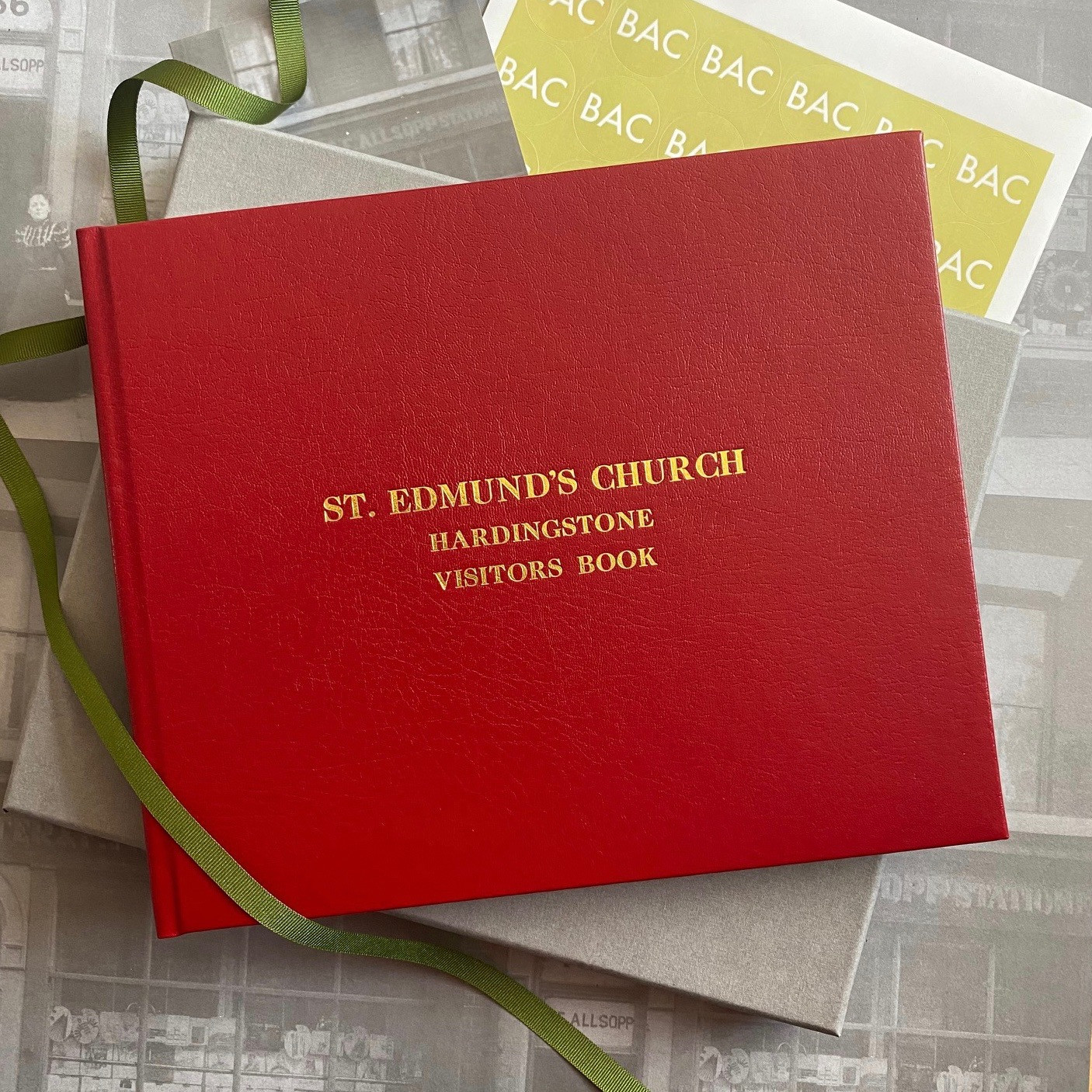 Personalised Guest Book in Red Leather - Personalised Red Leather ...
