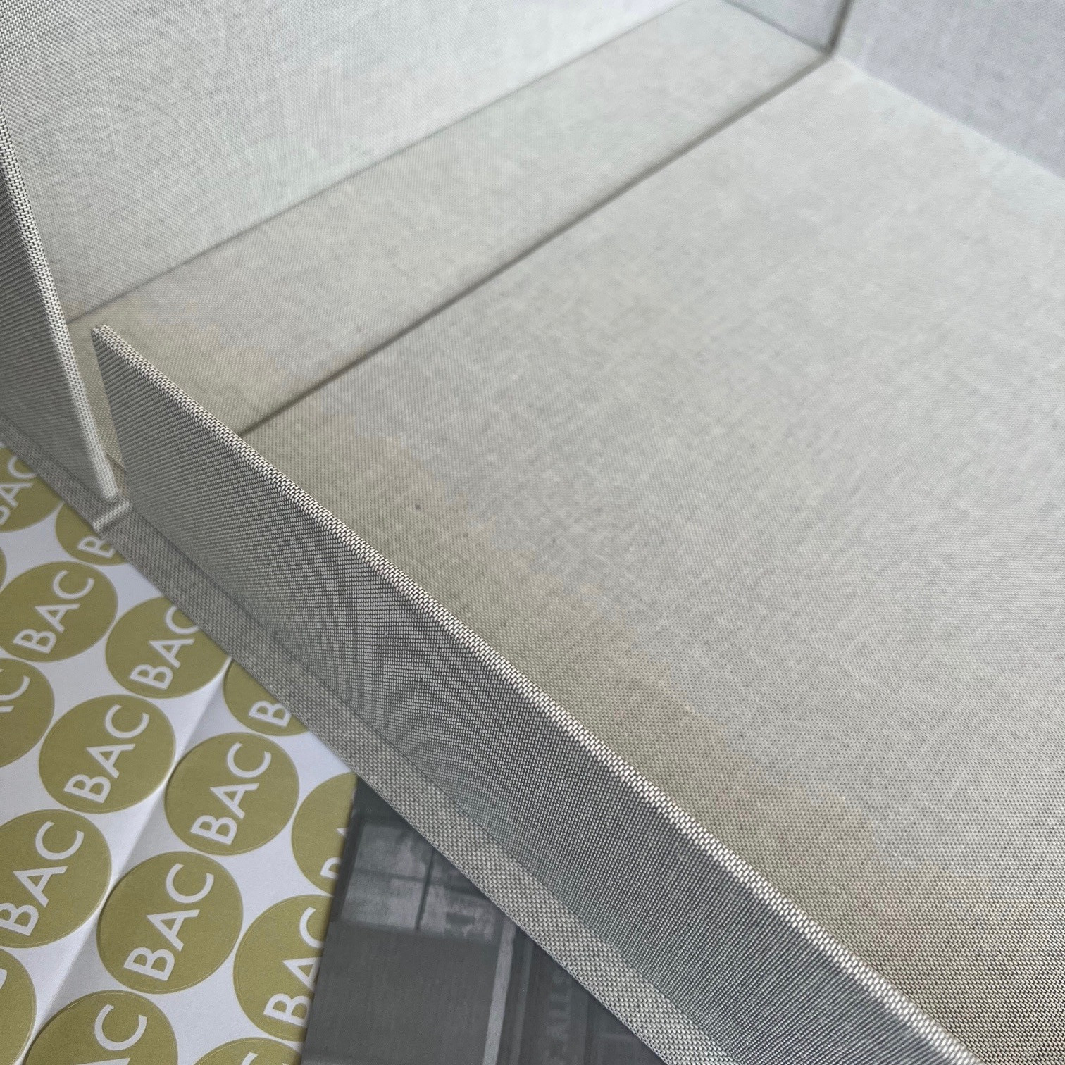 Clamshell Box | Grey Marl Linen (Box Only) - Bespoke Album Company