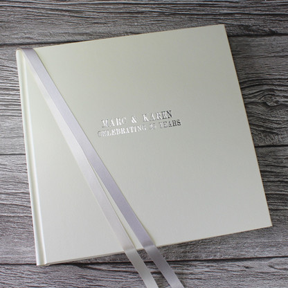 Anniversary Photo Album | Silver Wedding | 25th - Bespoke Album Company