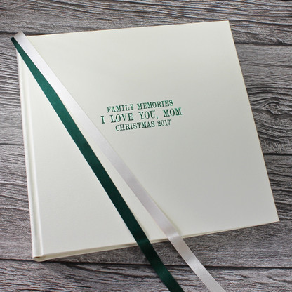 Anniversary Photo Album | Emerald Wedding | 55th - Bespoke Album Company
