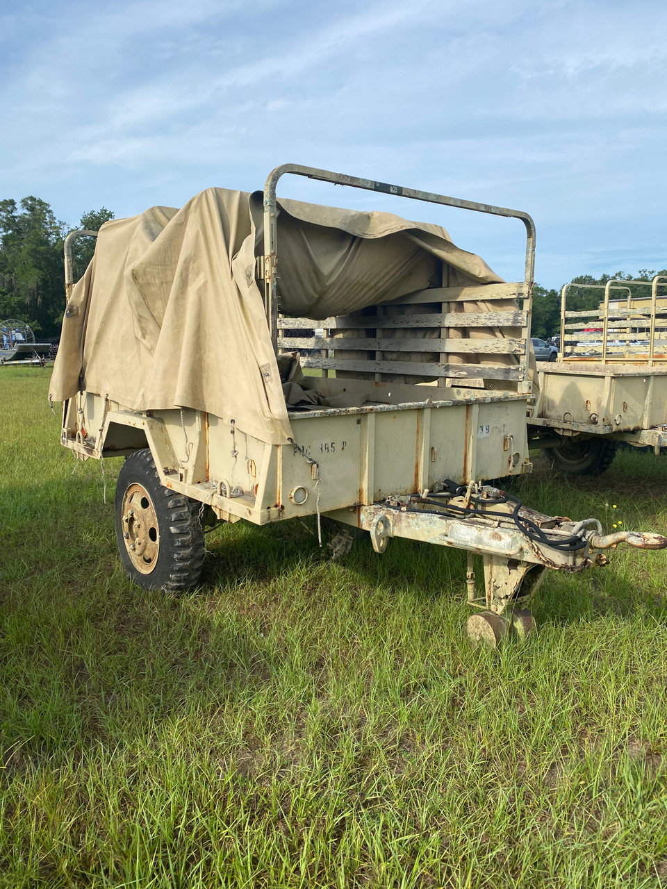 Military Trailer With Cover