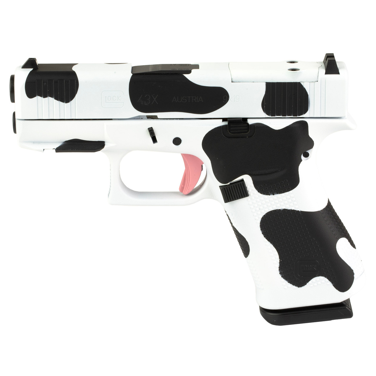 Glock 43X - Shark Coast Tactical Cow Print
