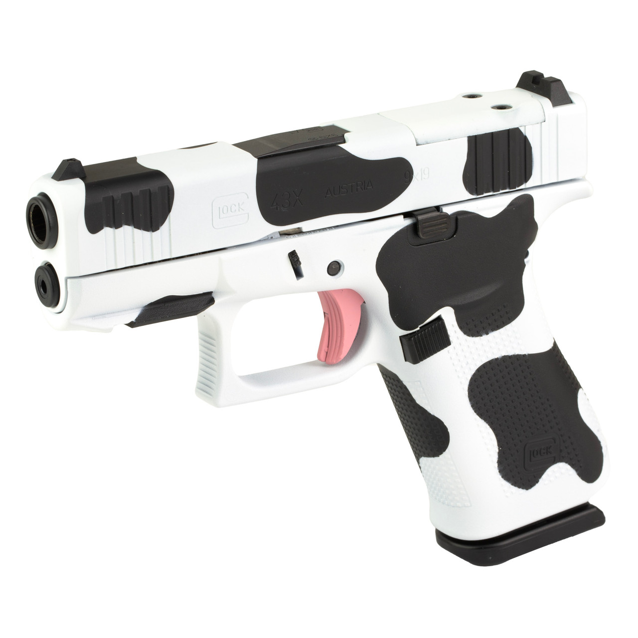 Glock 43X - Shark Coast Tactical Cow Print