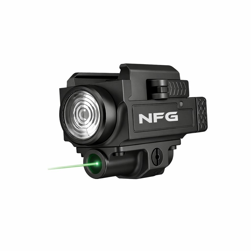 NFG Pistol Light + Green Laser, 800 Lumen