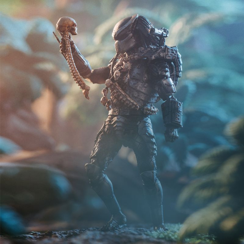 PREDATOR OPEN MOUTH JUNGLE PREDATOR PX 1/18 SCALE FIGURE