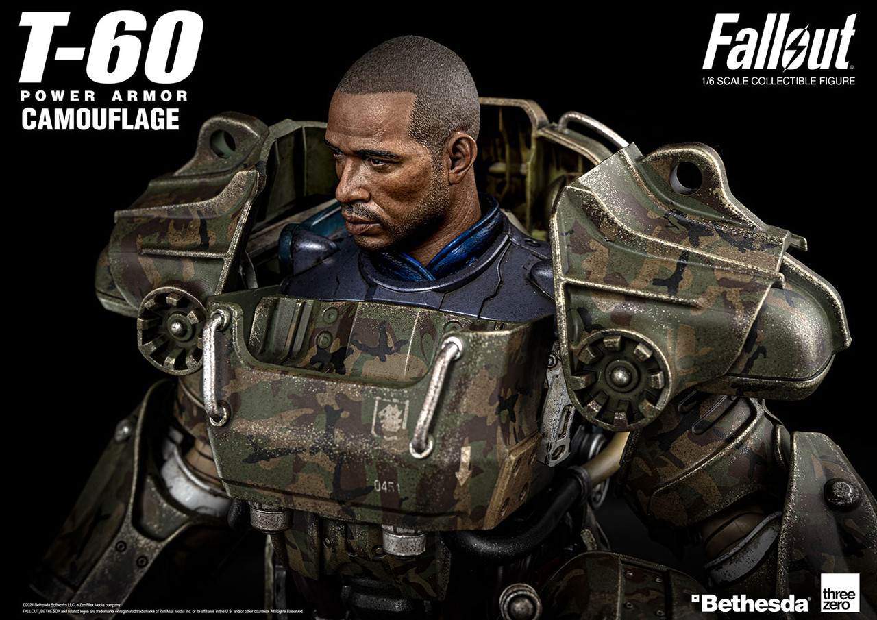 FALLOUT T-60 CAMOUFLAGE POWER ARMOR 1/6 SCALE FIG - Graphic