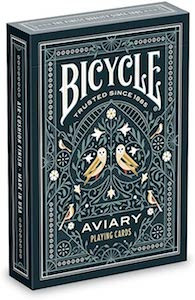 BICYCLE AVIARY PLAYING CARDS - Graphic