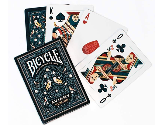 BICYCLE AVIARY PLAYING CARDS - Graphic