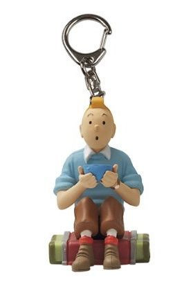 TINTIN KEY RING TINTIN SEATED TIBET - Graphic