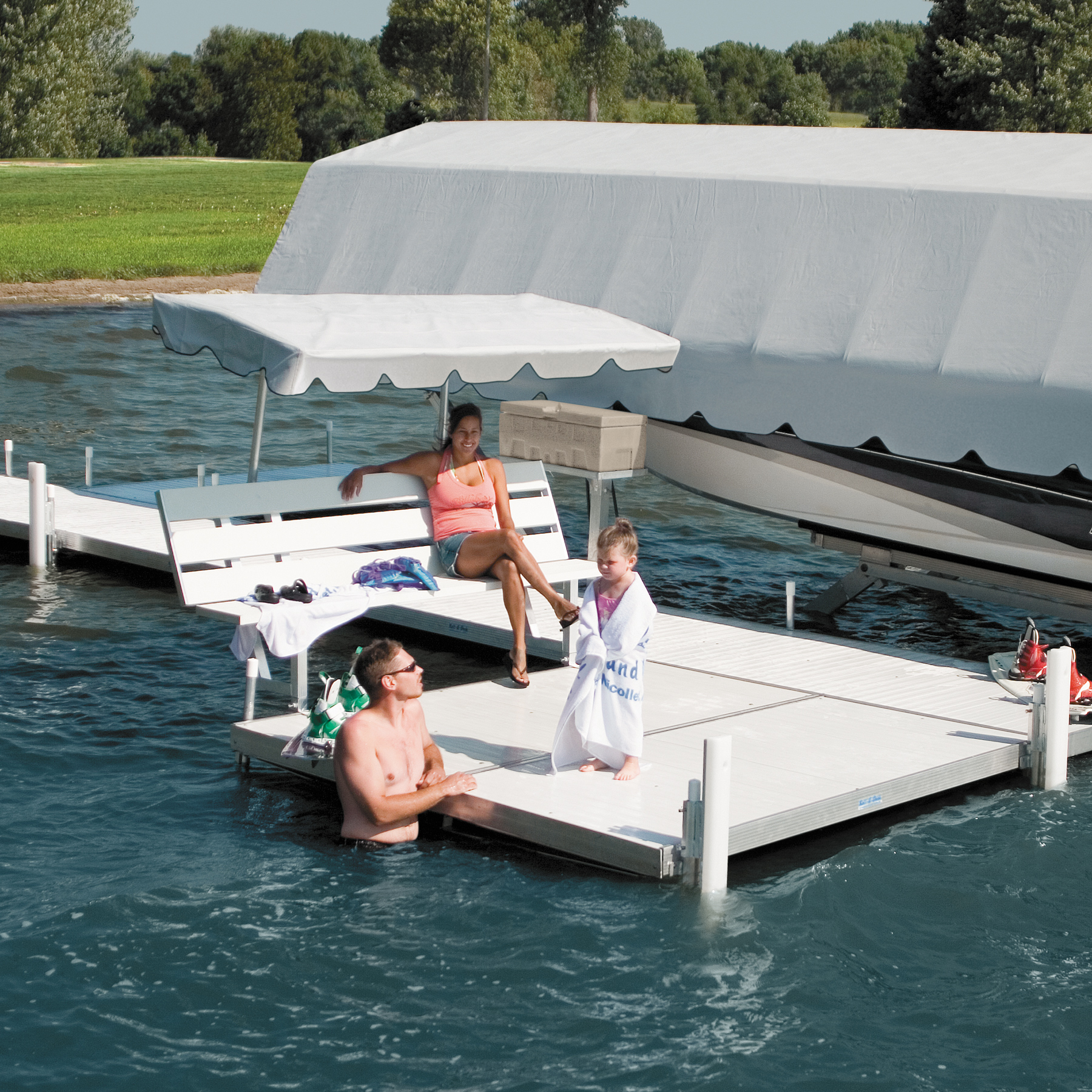 Modular Docks Side Tie Doch