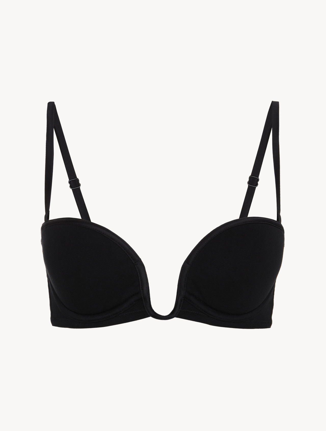 Black triangle bra with macramé - La Perla - UK