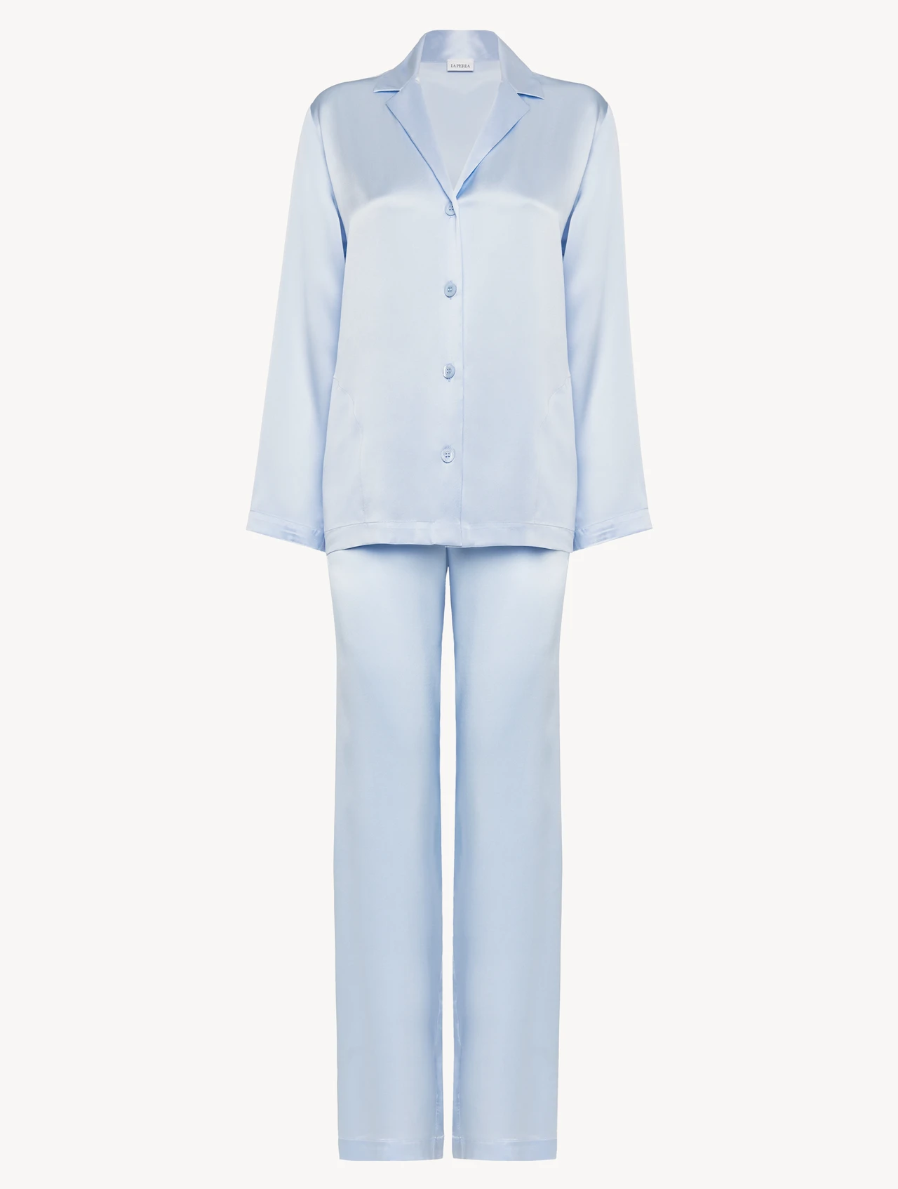 White silk short robe