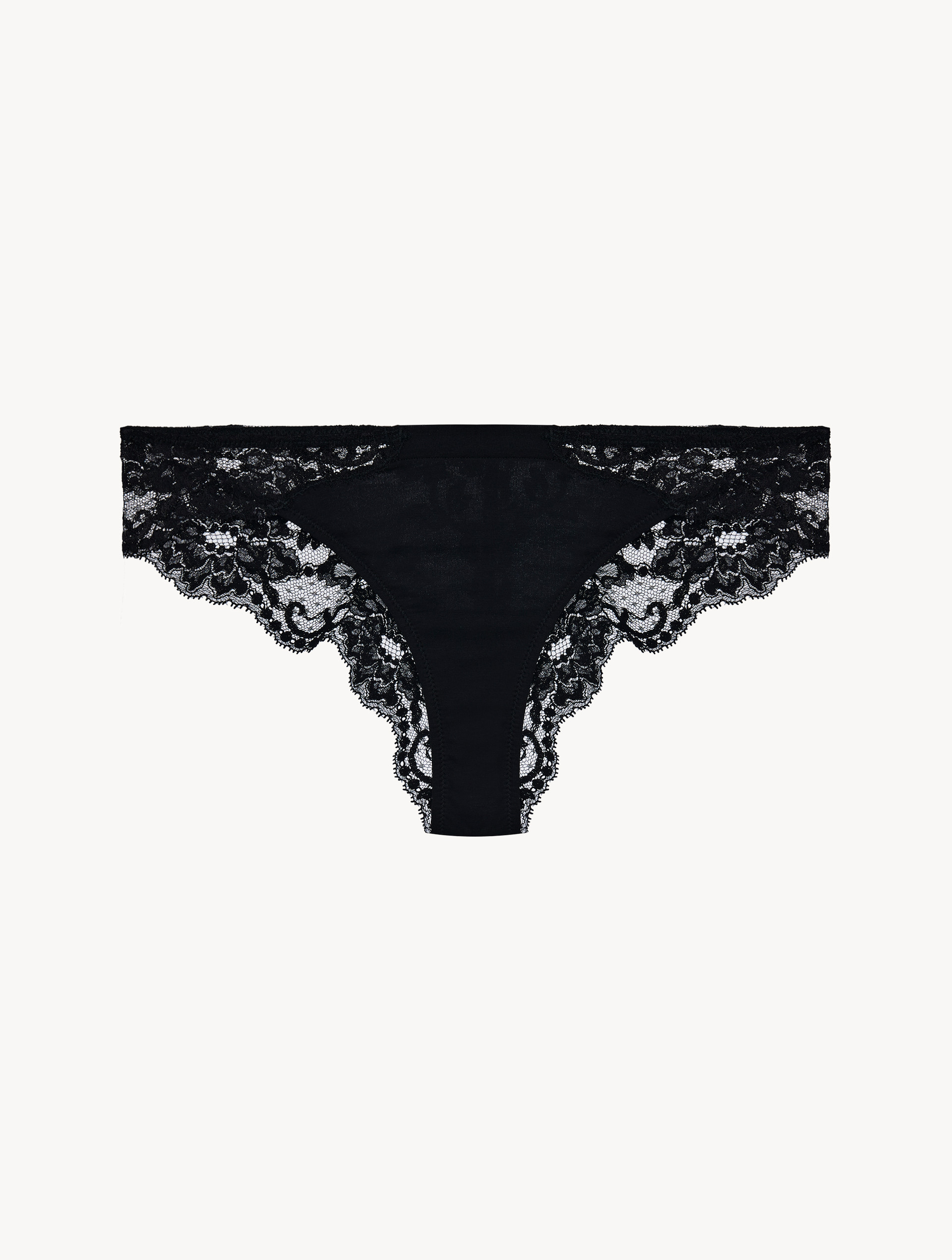 Luxury Cotton Non-Wired Bra in Black | La Perla