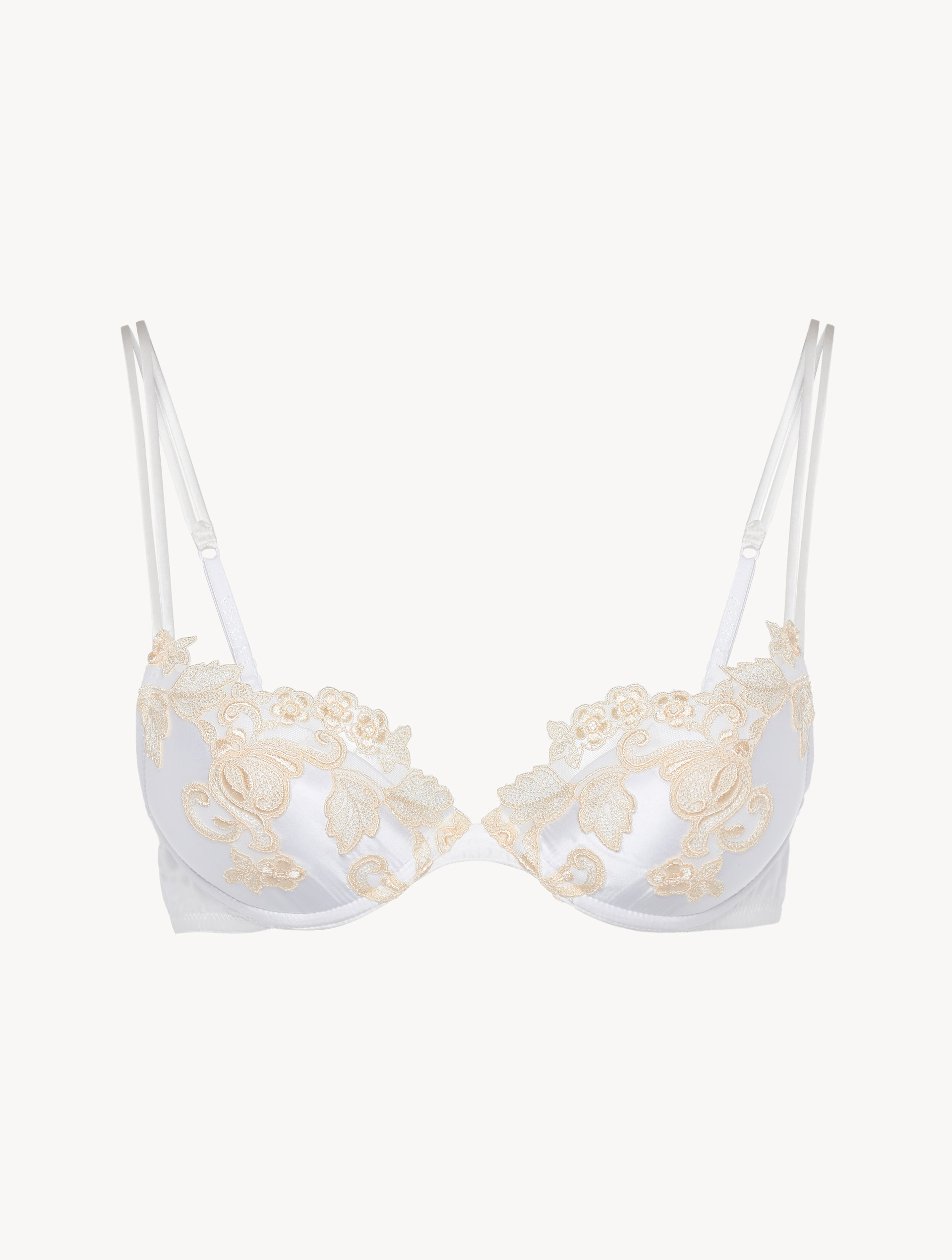 Black triangle bra with macramé - La Perla - UK
