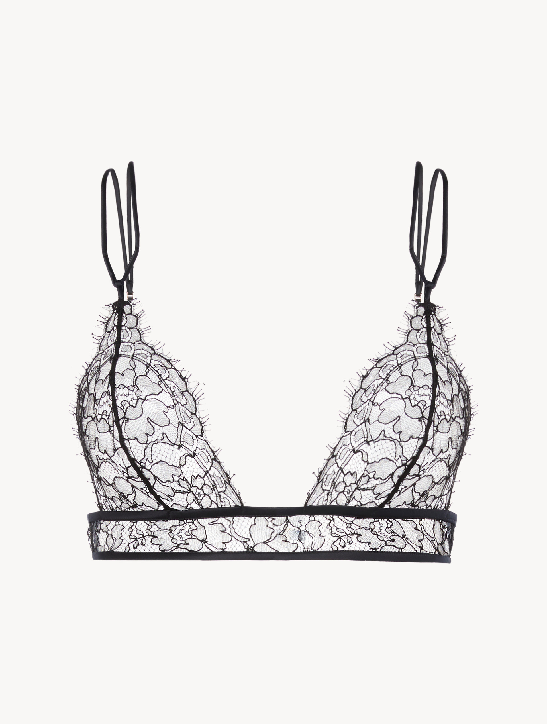 Luxury Lace Balconette Bra In White La Perla
