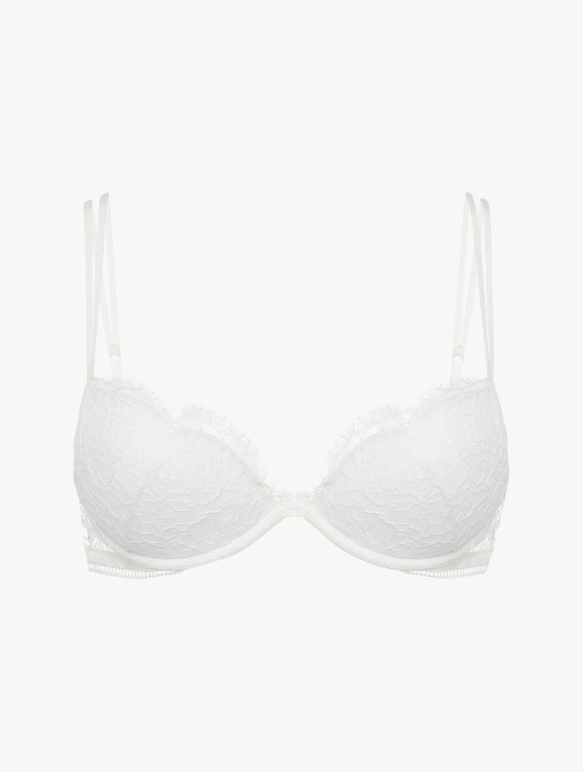 Luxury Lace Push-Up Bra in Red | La Perla