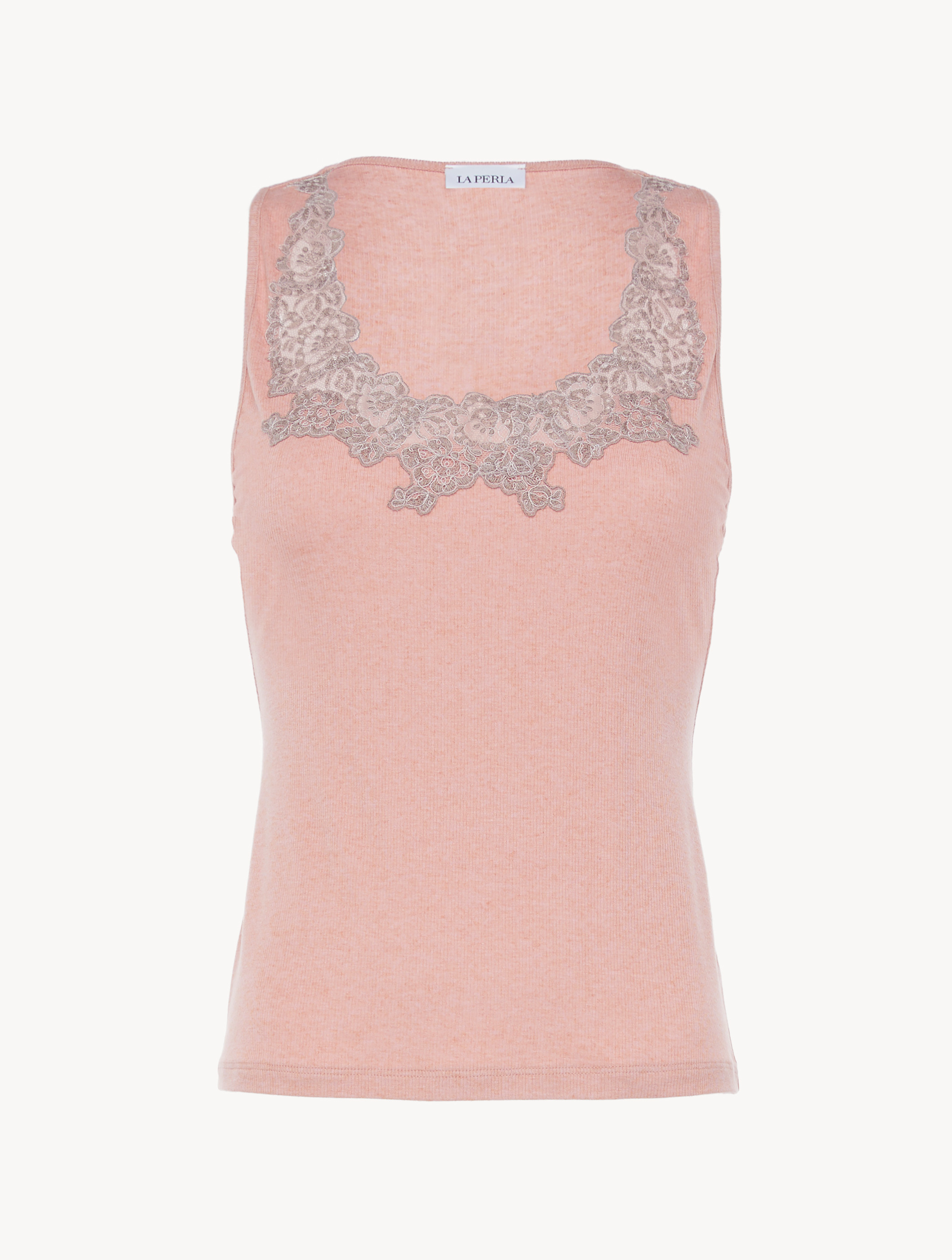 Powder pink silk short slip