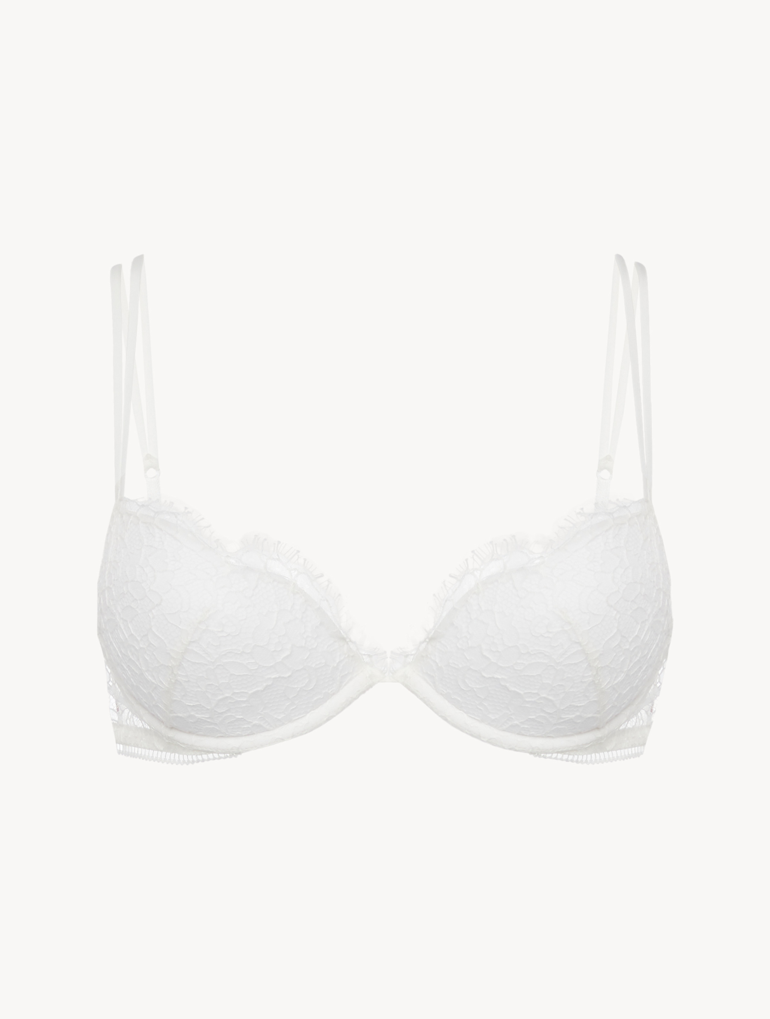 Luxury Lace Push Up Bra In Red La Perla