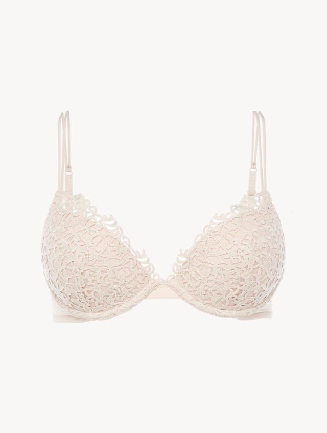 Black push-up bra with macramé - La Perla - UK