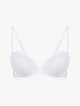 Luxury Lace Push-Up Bra in White | La Perla