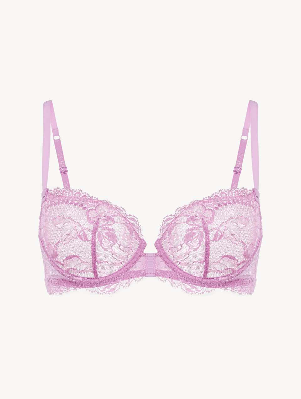 Red lace balconette bra - La Perla - UK