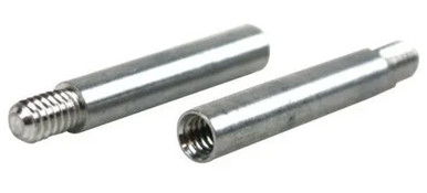 241EXTENSI- 1" Silver Aluminum Screw Post Extensions - 100pk
