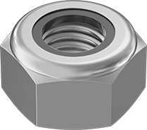 5. M10 Nyloc Nut Stainless - DeLorean Industries