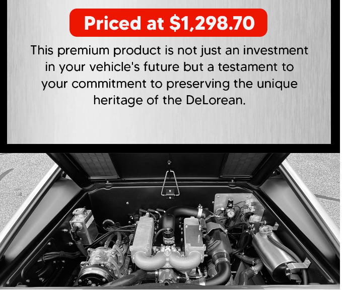 Elevate Your DeLorean Introducing the Gen 3 Stainless Roof Box Assembly ...