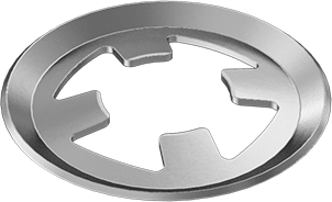 47. Stainless Spire Fix Retaining Ring (Front Grille) - DeLorean Industries