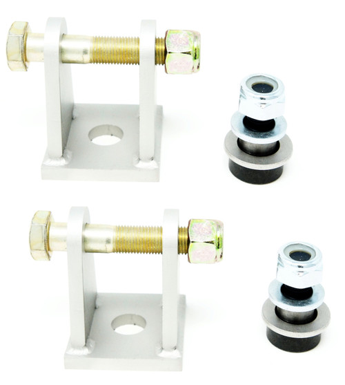 Rear Coil Over Upper Mount Stainless (Pair) - DeLorean Parts