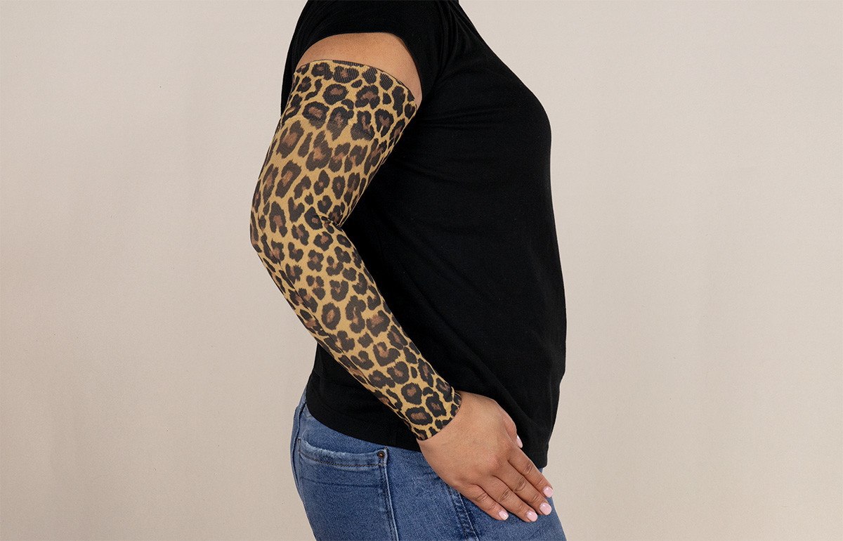 Leo Leopard Arm Sleeve - LympheDIVAs