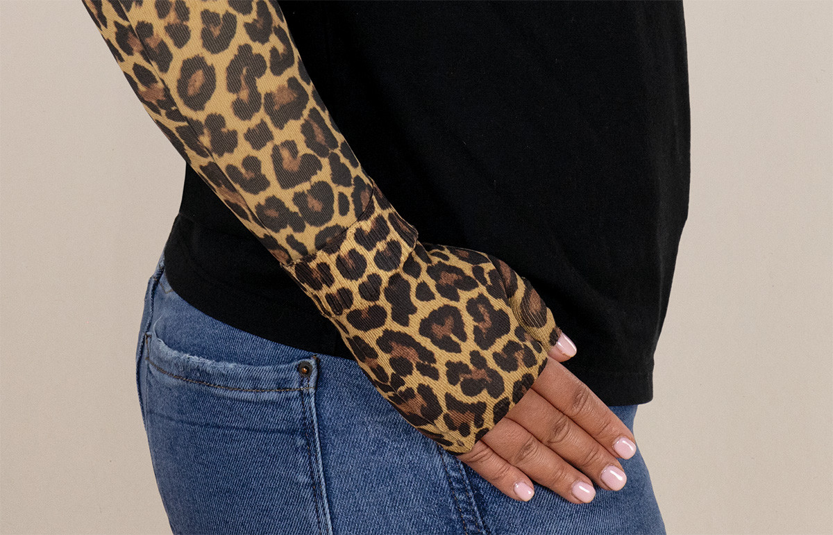 Leo Leopard Arm Sleeve - LympheDIVAs