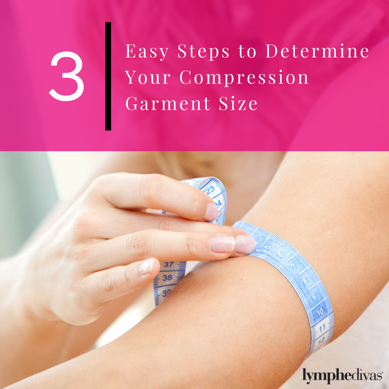 3 Steps to Determine Your Compression Garment Size - LympheDIVAs